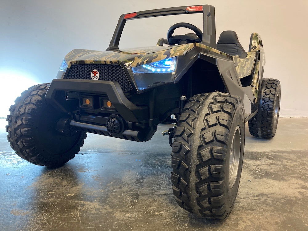 Power buggy 24 volt high speed camouflage | Ridecars.nl